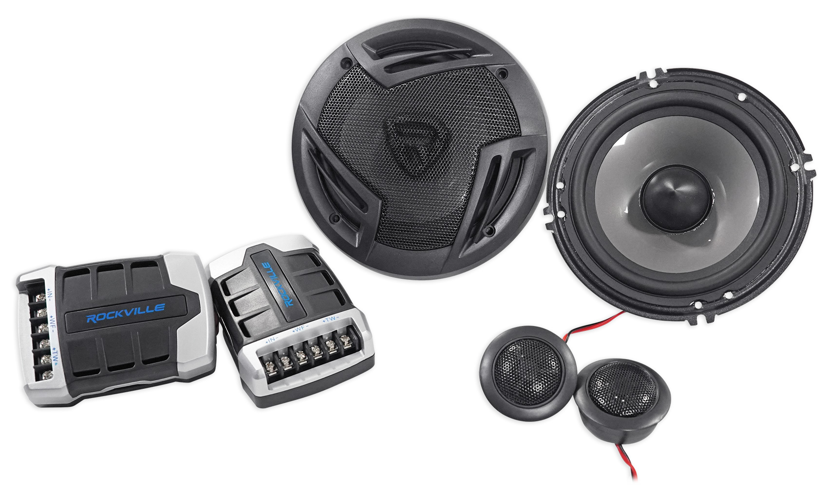 Pair Rockville RV65.2C 6.5" Component Car Speakers 750 Watts/140w RMS ...