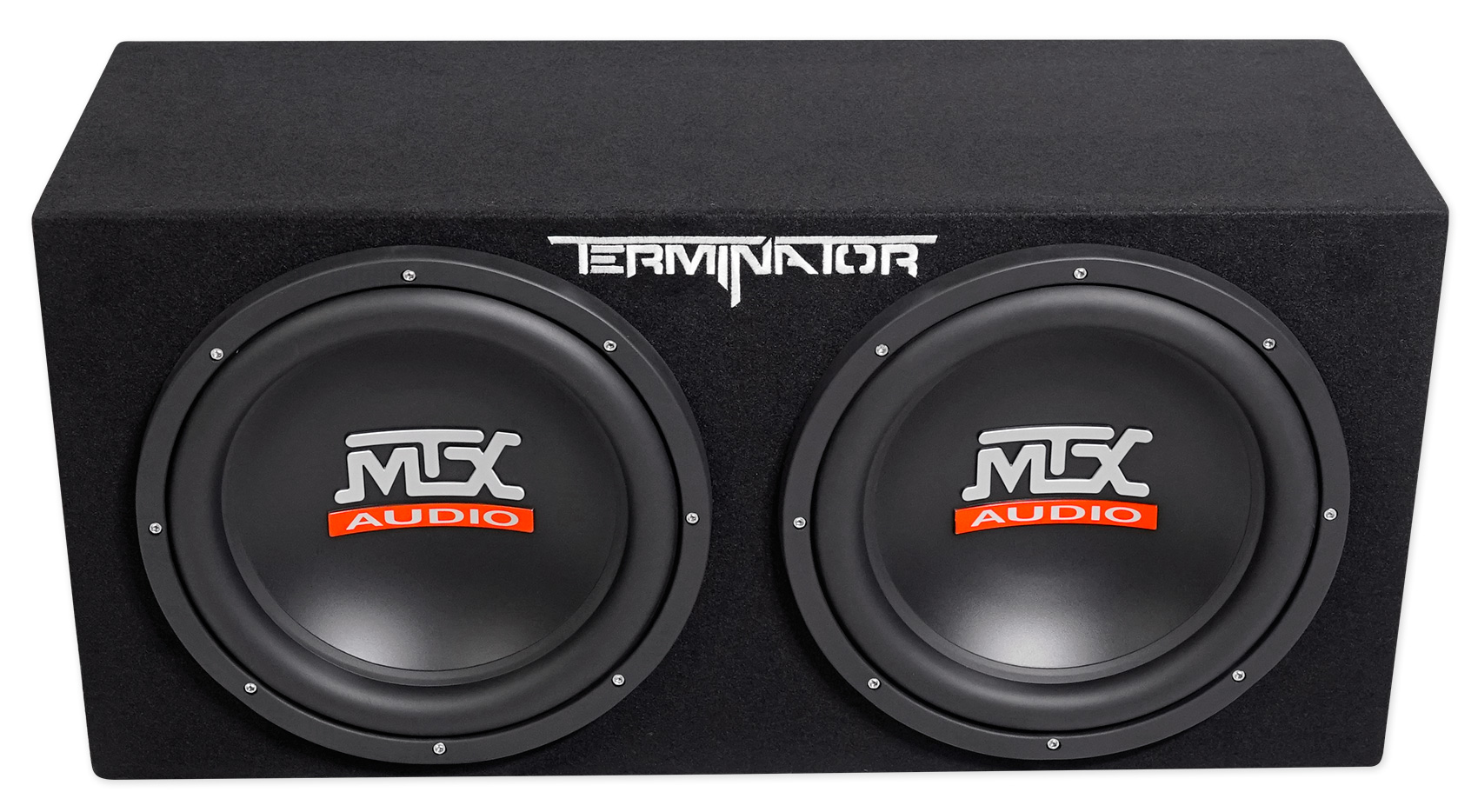 MTX Terminator TNP212DV Dual 12” Subwoofers+Box+Amplifier+Kit+Capacitor ...