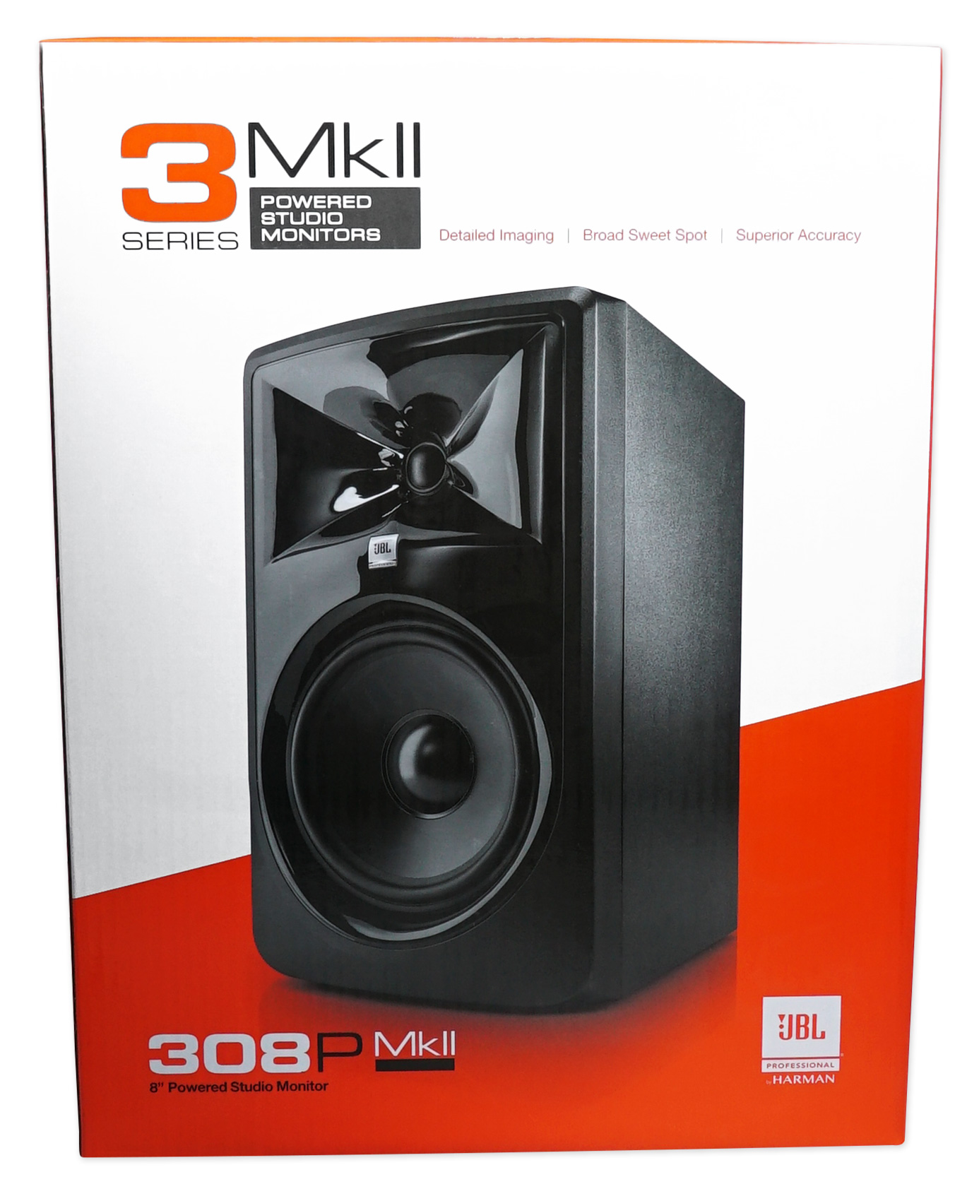 Jbl 308p Mkii Powered 8quot Twoway Studio Monitor
