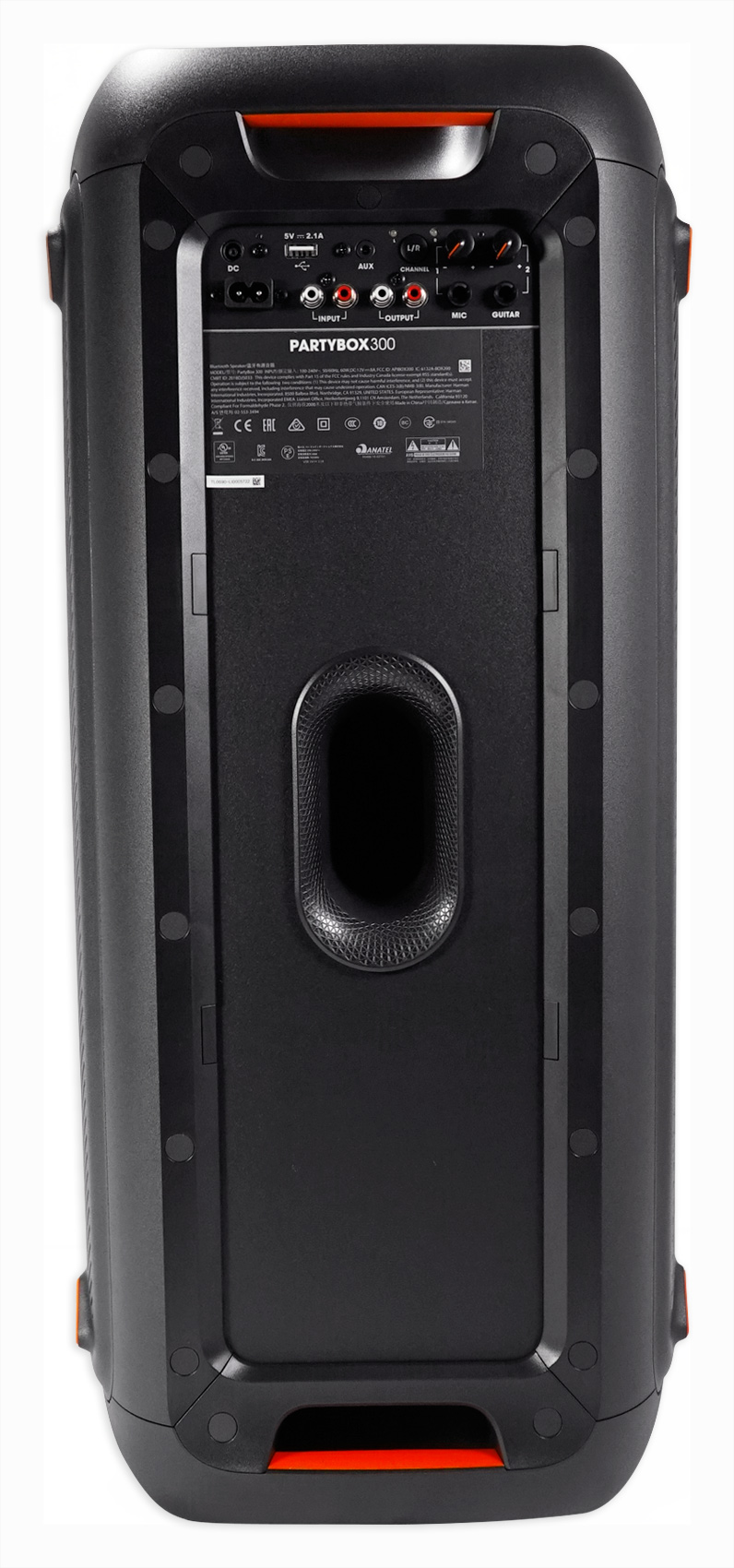 JBL Partybox 300 Portable Rechargeable Bluetooth LED Party Speaker w ...
